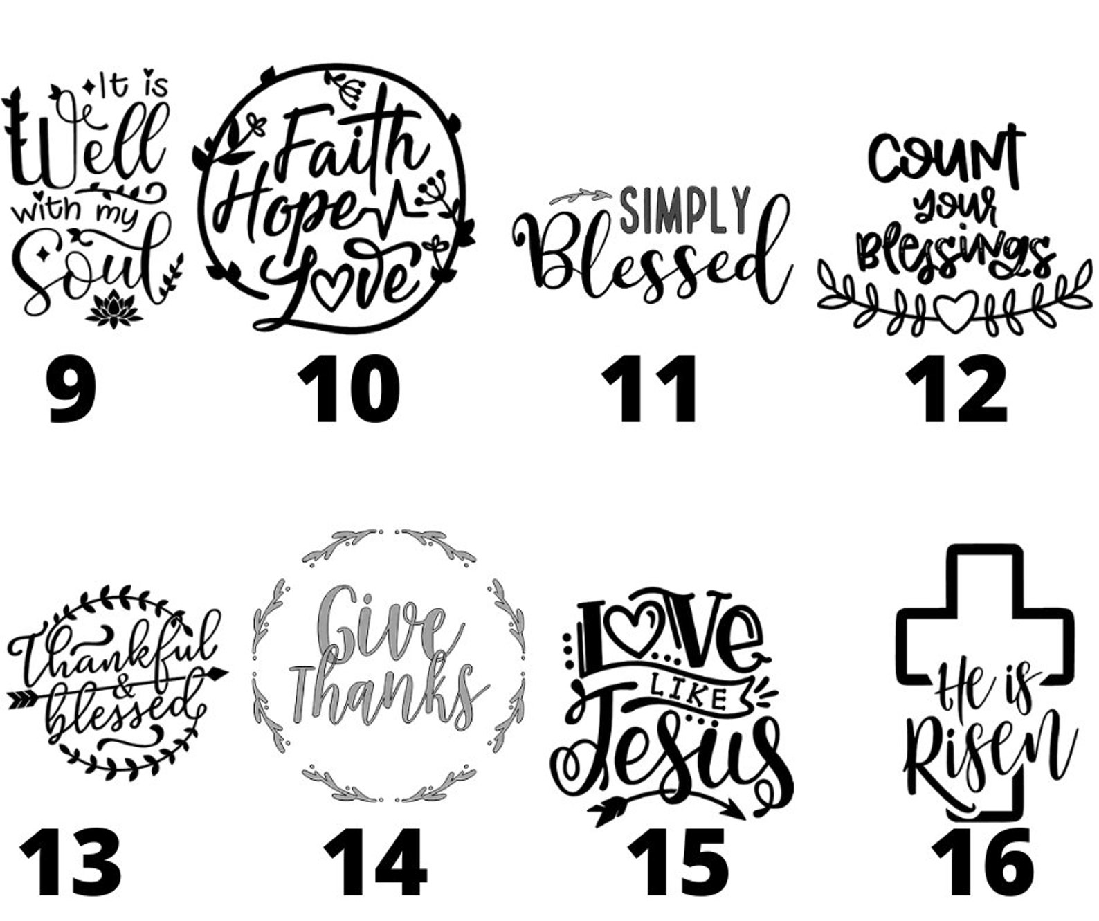 Religious/christian Permanent Vinyl Decal - Etsy