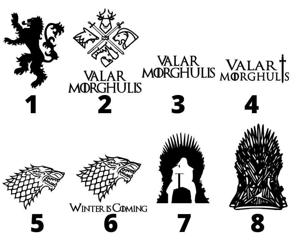 GOT Fandom Permanent Vinyl Decal - Etsy