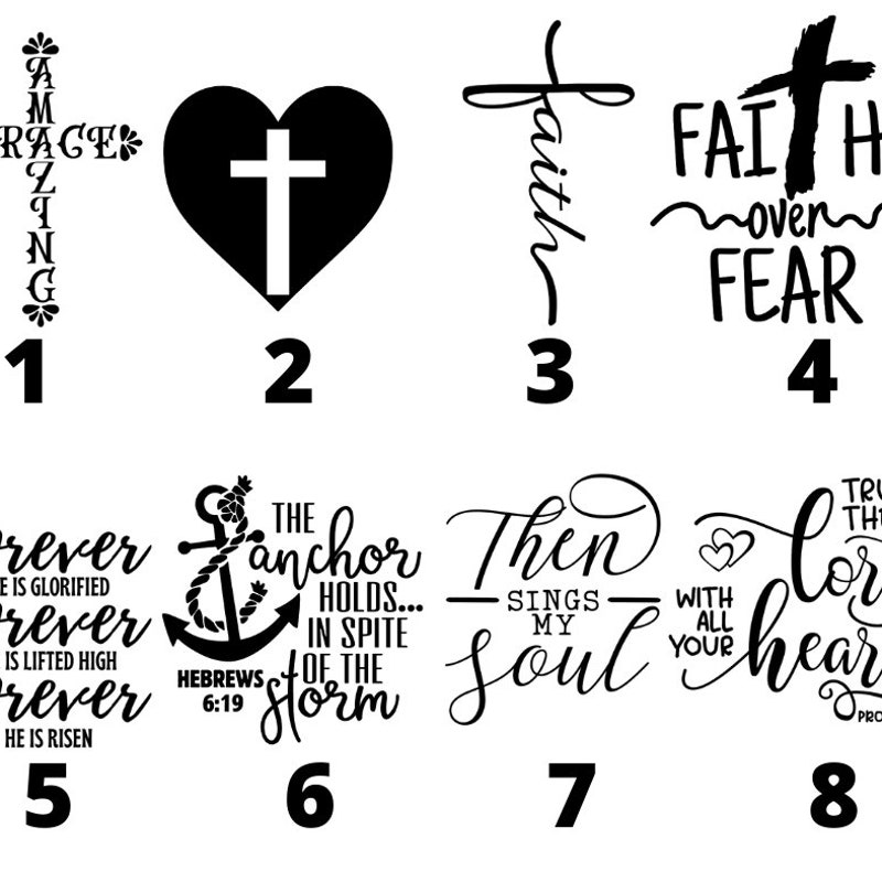 Religious Vinyl Decal - Etsy