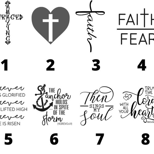 Cross Vinyl Decal Sticker Religious God Jesus Priest Choose - Etsy