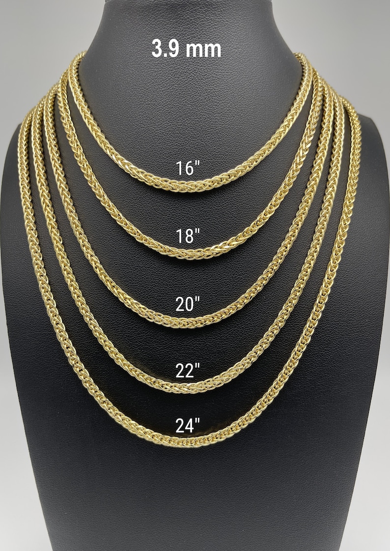 Square Wheat Chain Men Women Diamond Cut Necklace 1.75-4.5mm - Etsy