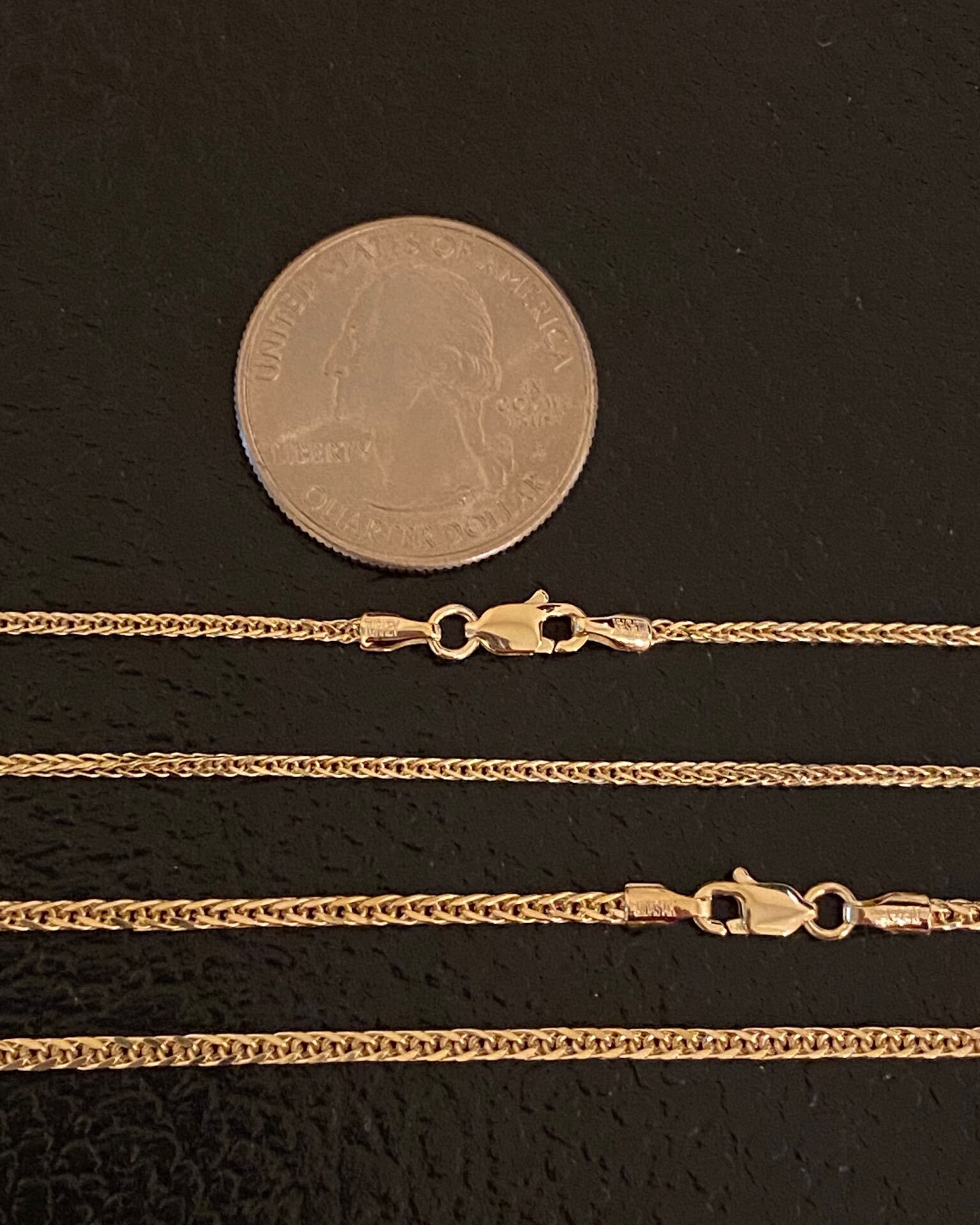 Square Wheat Chain Men Women Diamond Cut Necklace 1.75-3.25mm | Etsy