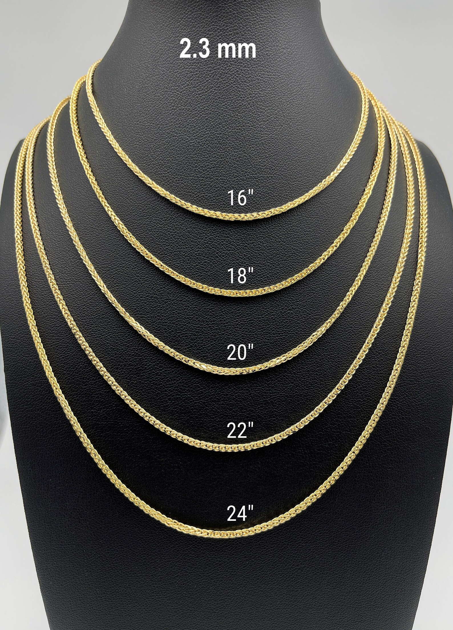 Square Wheat Chain Men Women Diamond Cut Necklace 1.75-4.5mm - Etsy