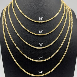 Square Wheat Chain Men Women Diamond Cut Necklace 1.75-3.9mm - Etsy