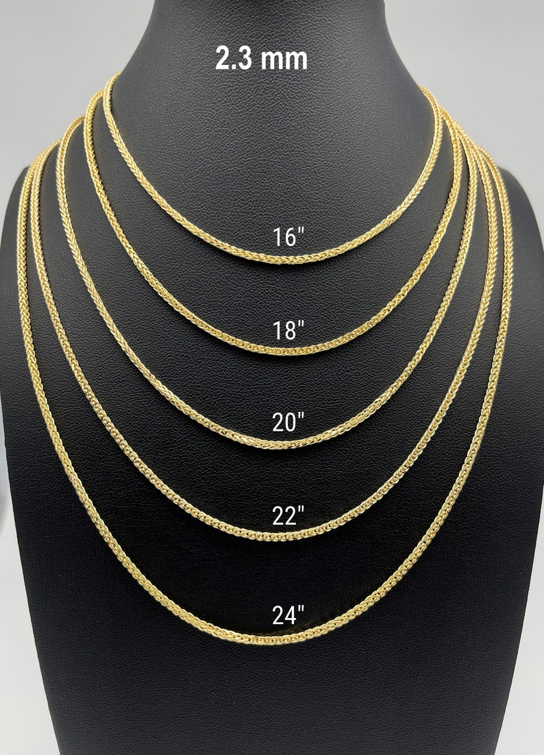 Square Wheat Chain Men Women Diamond Cut Necklace 1.75-4.5mm - Etsy