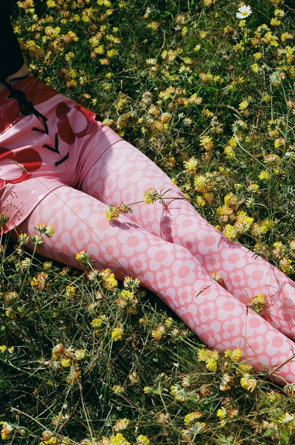 60s 70s Style Daisy Print Tights / Mod / Groovy / Flower Power / Made ...