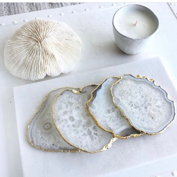 Geode Coasters - Etsy