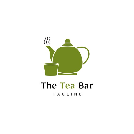 Teapot Logo Design Kettle Logo Tea Logo Hot Drink Logo Cafe - Etsy