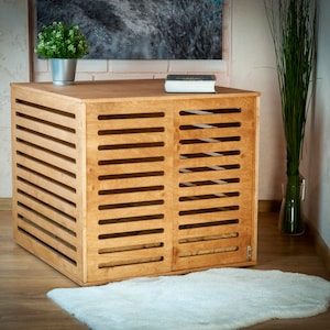 Lumio H Pet House, Modern Indoor Dog Crate, Dog Bed, Wooden Dog House ...