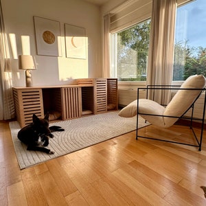 Lumio H Pet House, Modern Indoor Dog Crate, Dog Bed, Wooden Dog House ...
