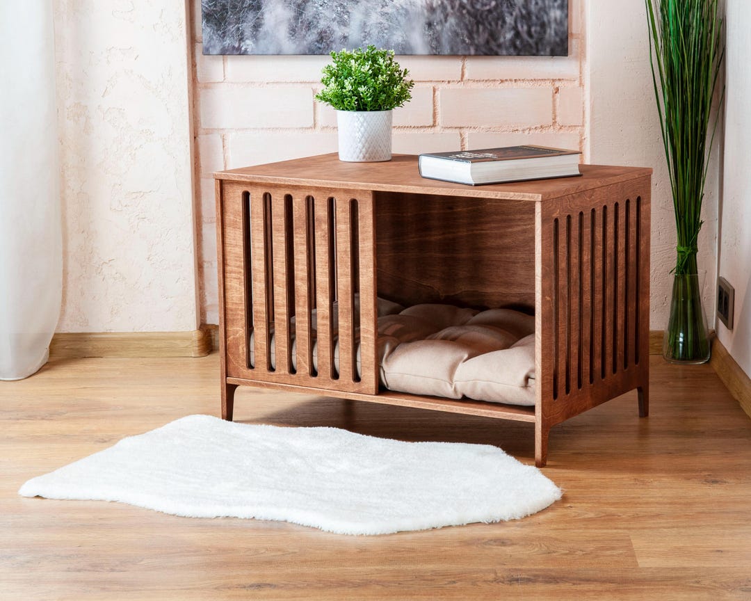 Aura Without Door Dog House, Puppy Crate House, Modern Dog House, Dog ...