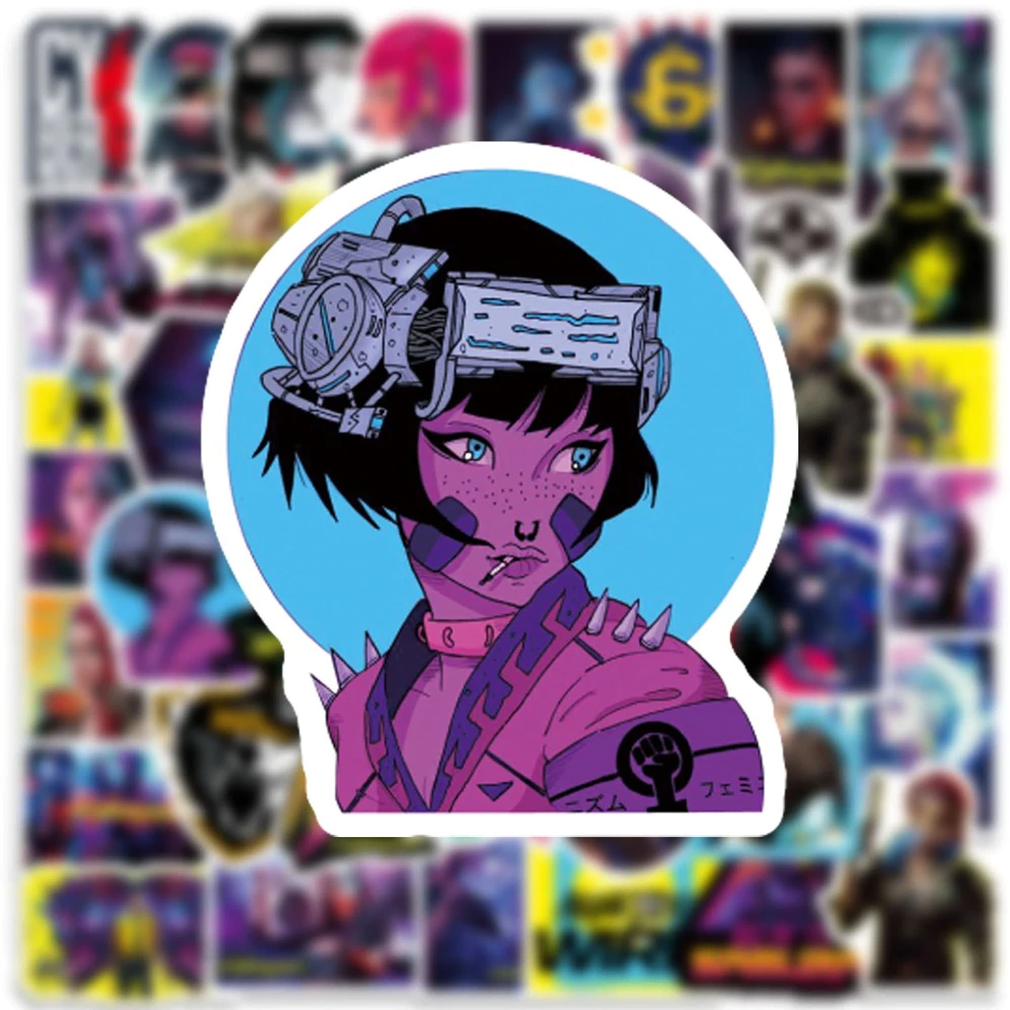 Cyberpunk 2077 Game Stickers Pack Video Game Joker Stickers | Etsy