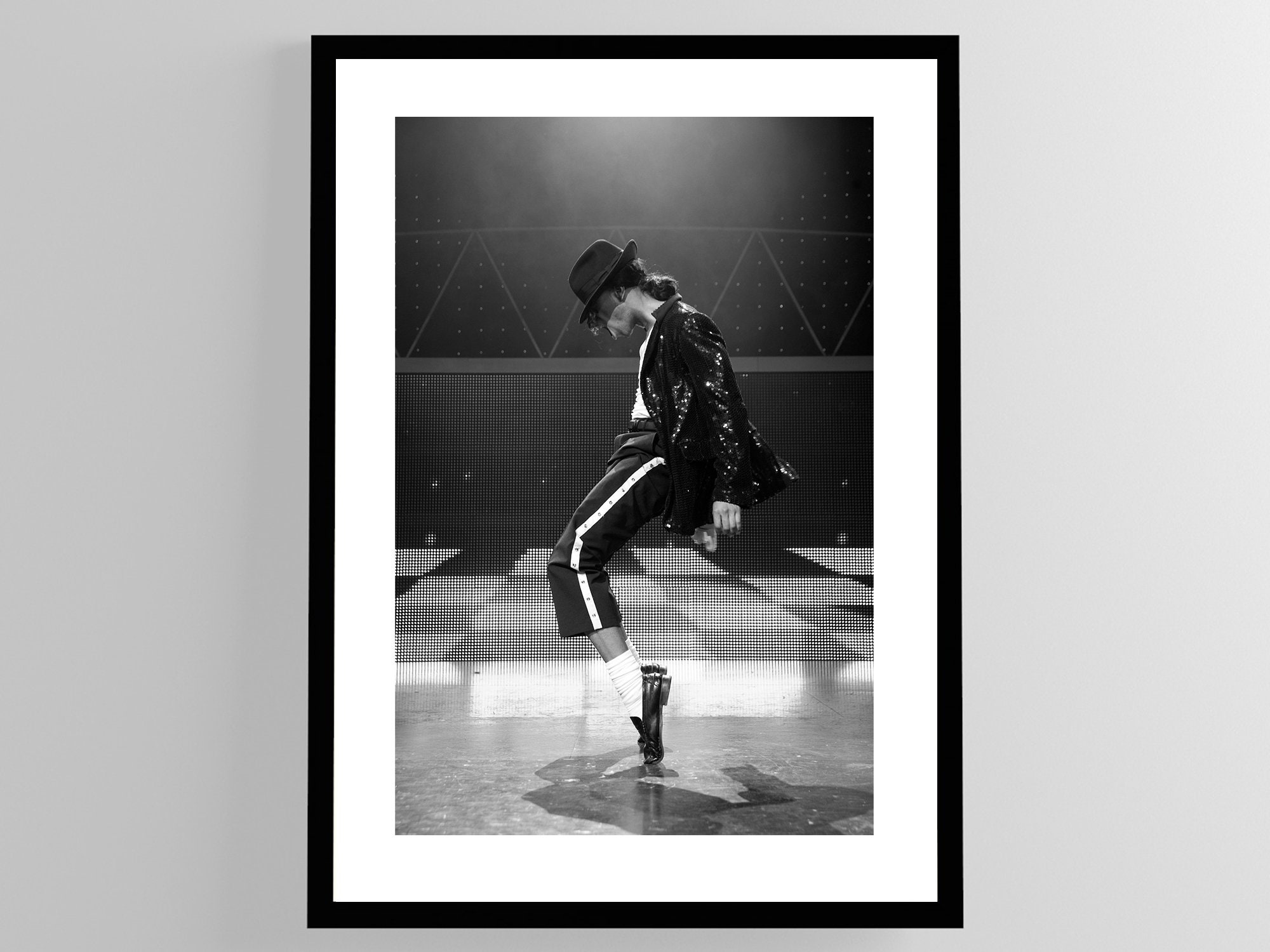 Michael Jackson High Quality Poster Print & Black Frame | Etsy