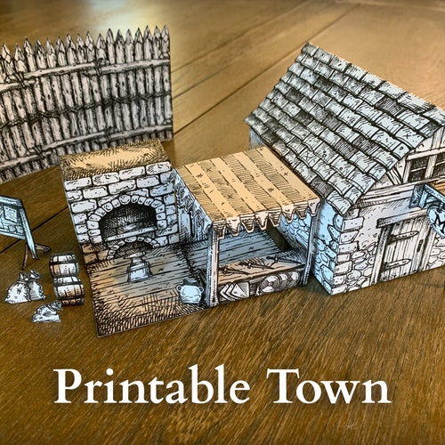 Printable Dungeon Tiles for Tabletop Gaming - Etsy