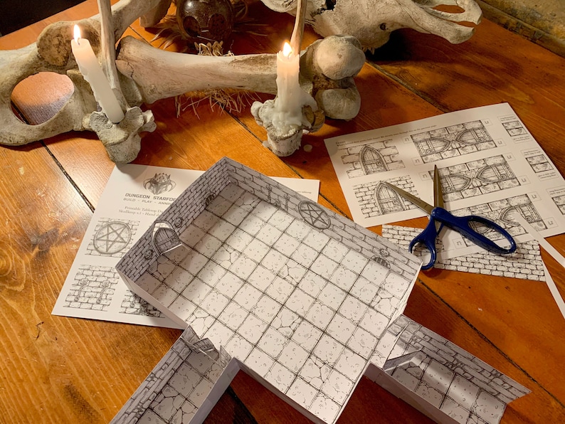 Printable Dungeon Tiles for Tabletop Gaming - Etsy