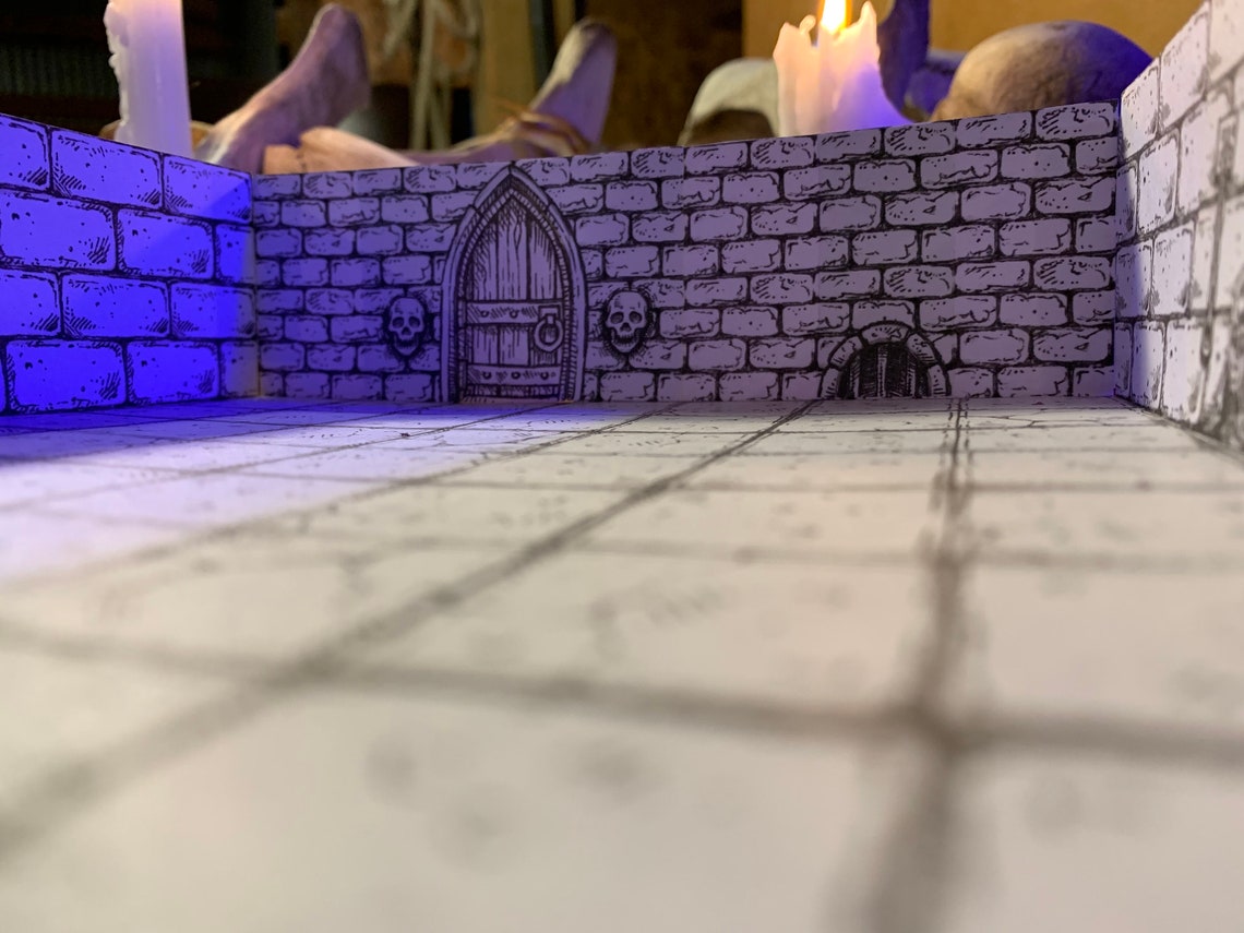 Printable Dungeon Tiles for Tabletop Gaming - Etsy