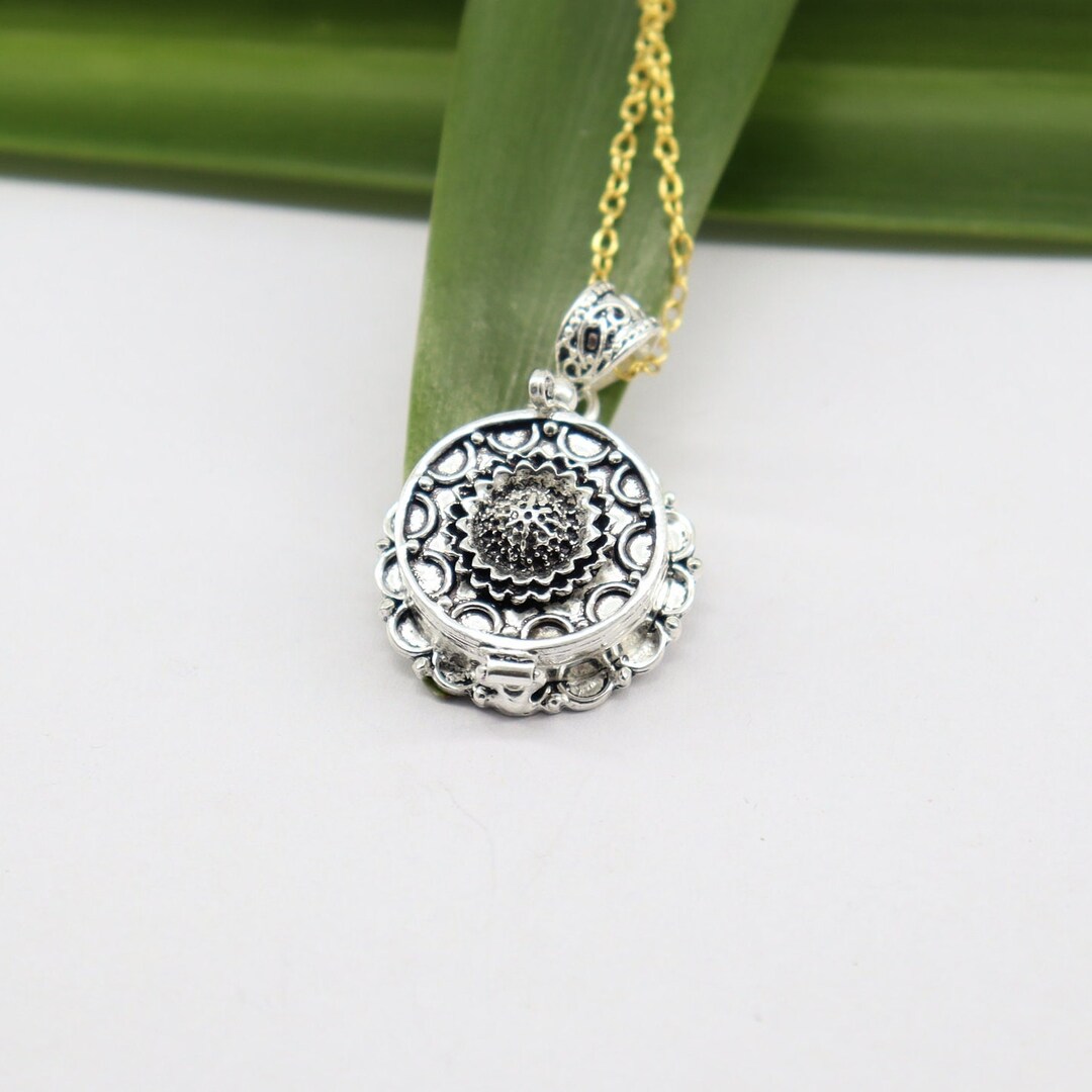 Secret Poison Pendant 925 Sterling Silver Pendant,unique Poison Pendant ...