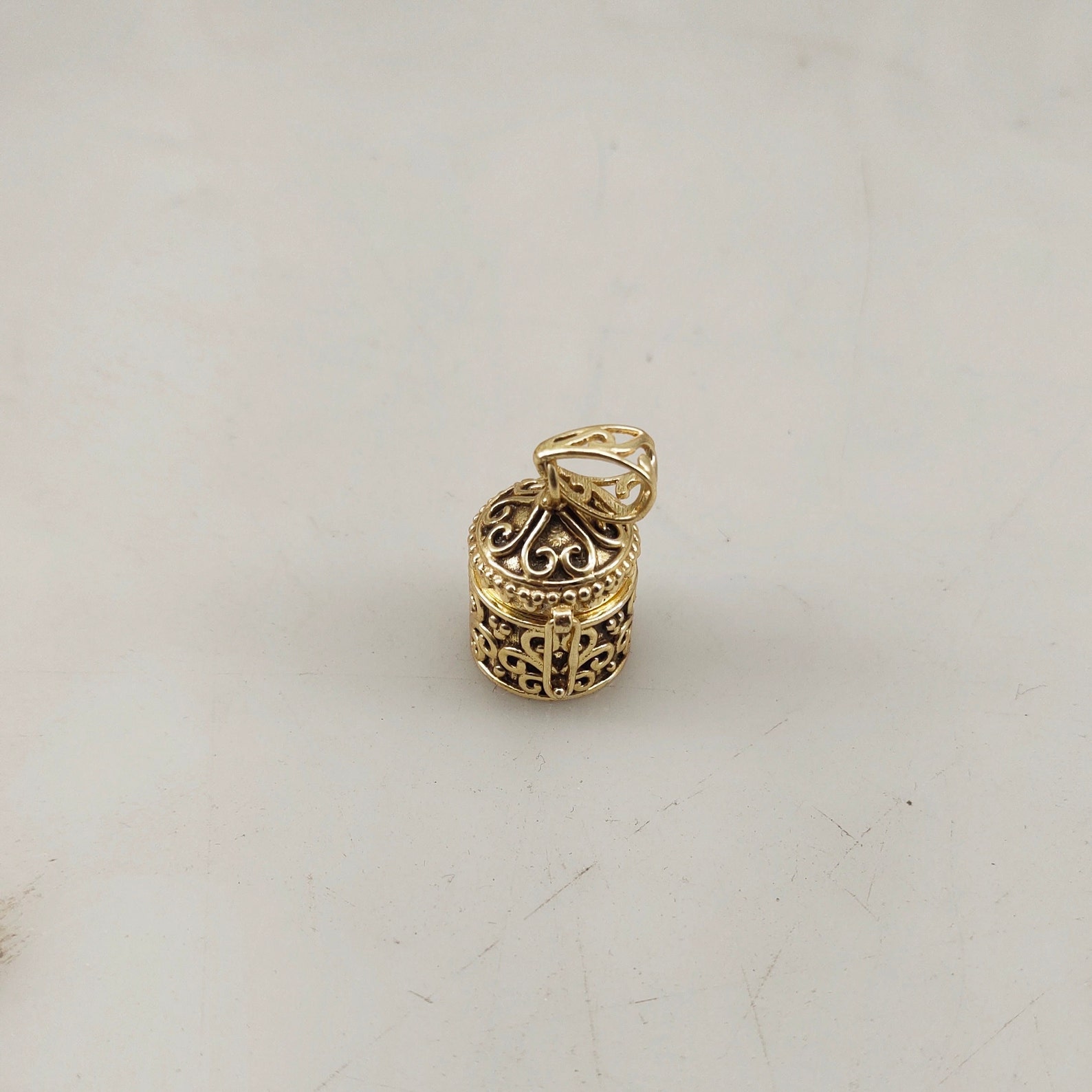 Secret Poison Pendent gold Plated Poison Pendent unique | Etsy