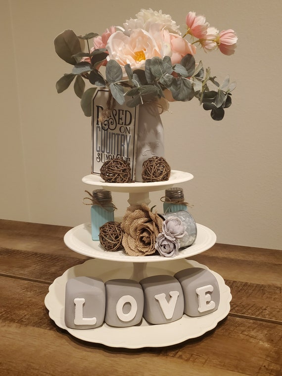 Three Tier Tray | Etsy