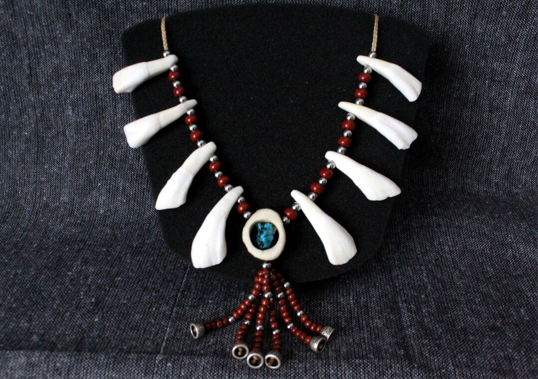 BUFFALO TOOTH NECKLACE - Etsy