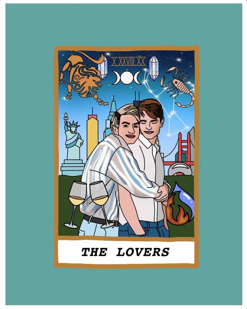 Custom Tarot Card Illustration - Etsy