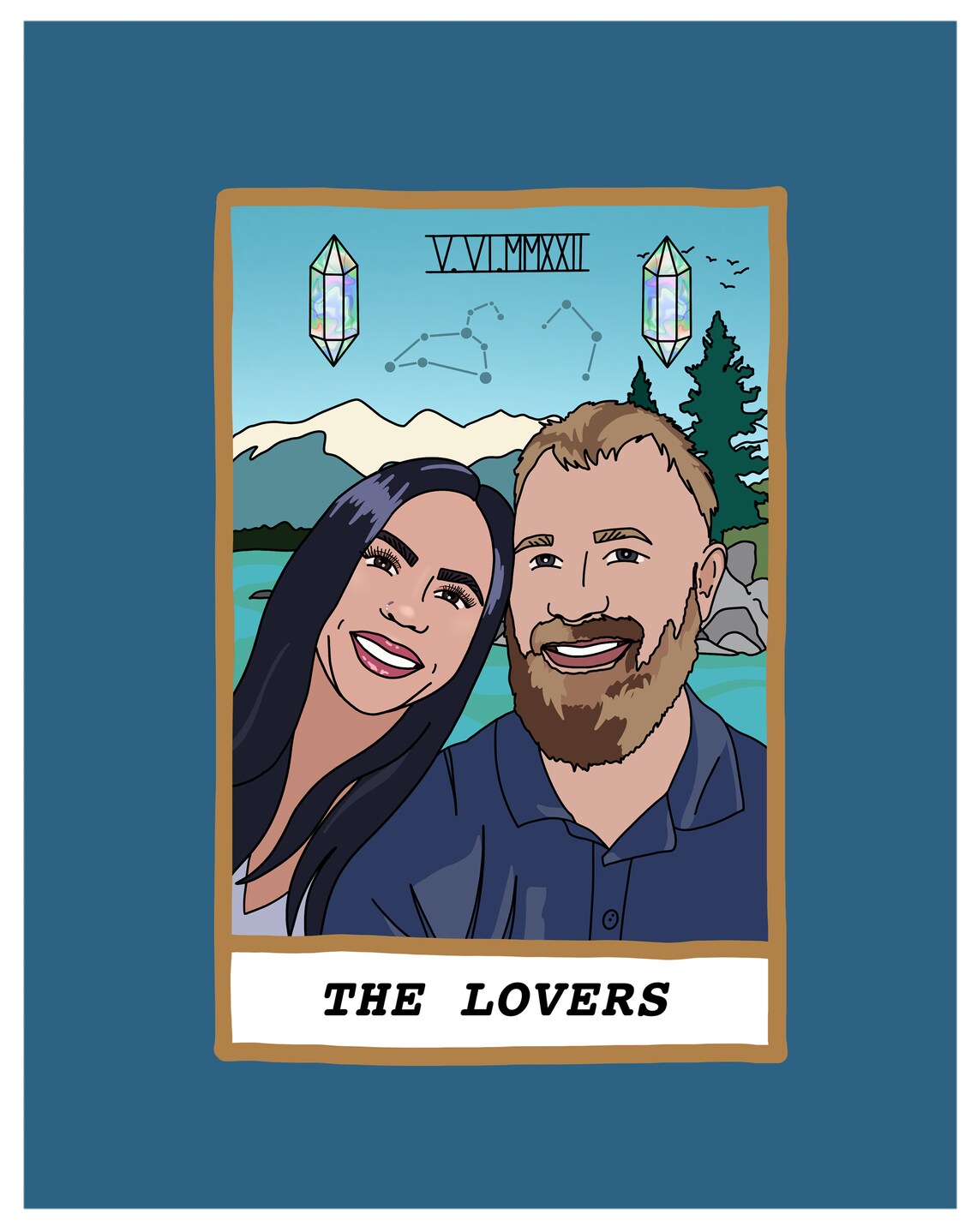 Custom Tarot Card Illustration | Etsy