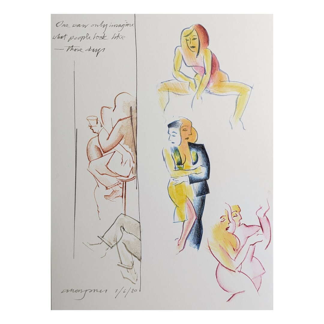 Allen Jones Art Print 2020 - Etsy