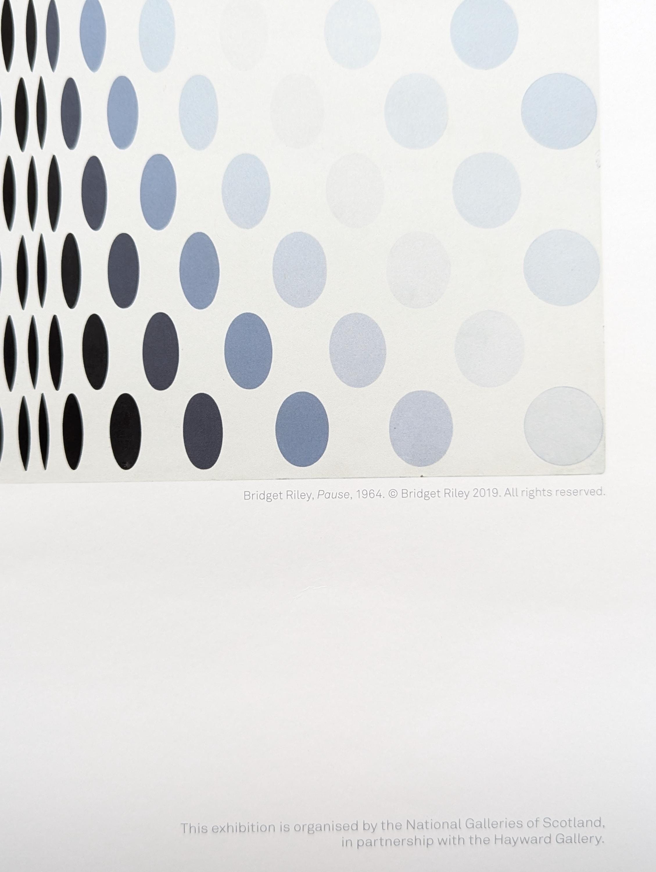 Bridget Riley Original Exhibition Poster Fine Art Wall Print Wall Art ...