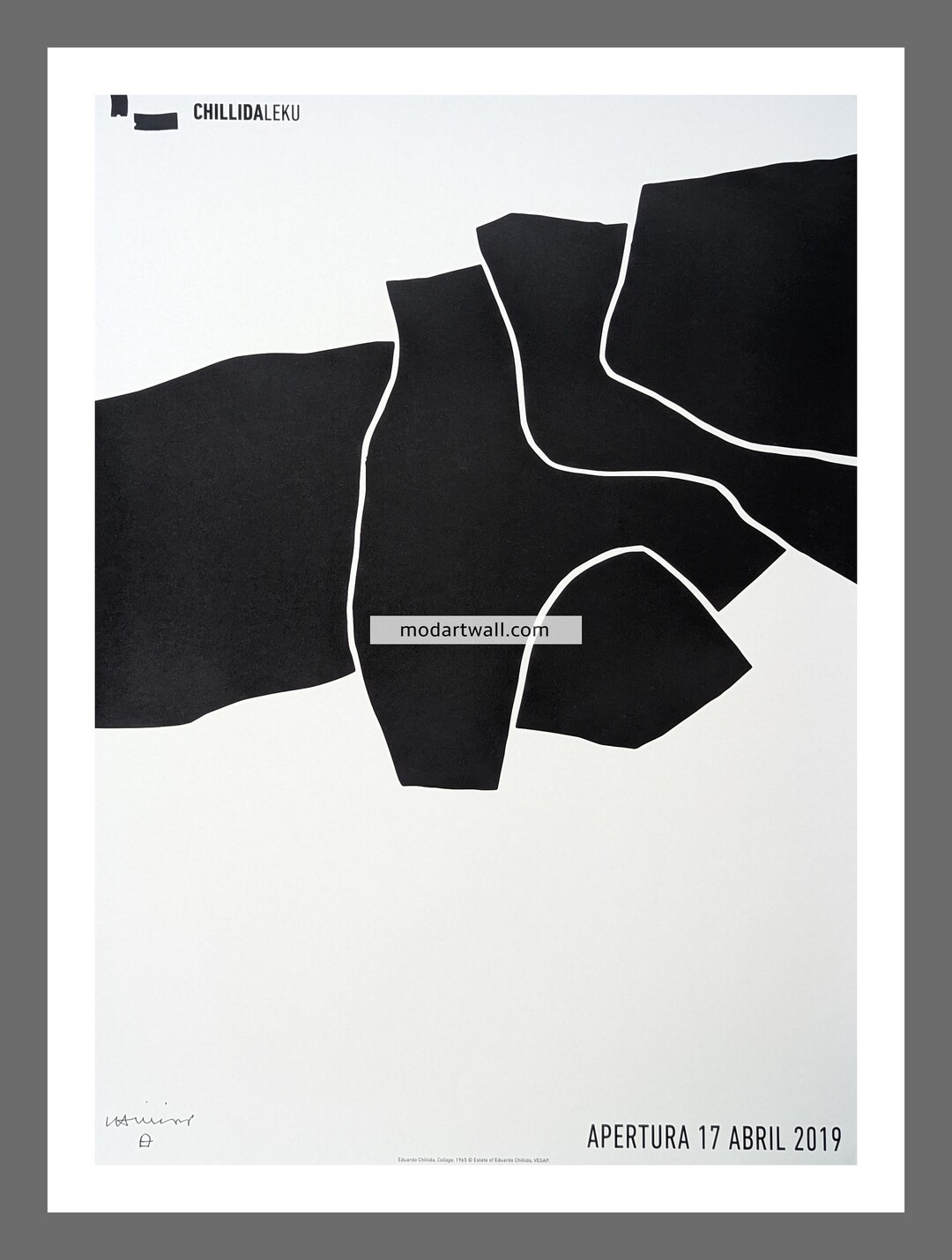 Eduardo Chillida Original Exhibition Poster - Etsy