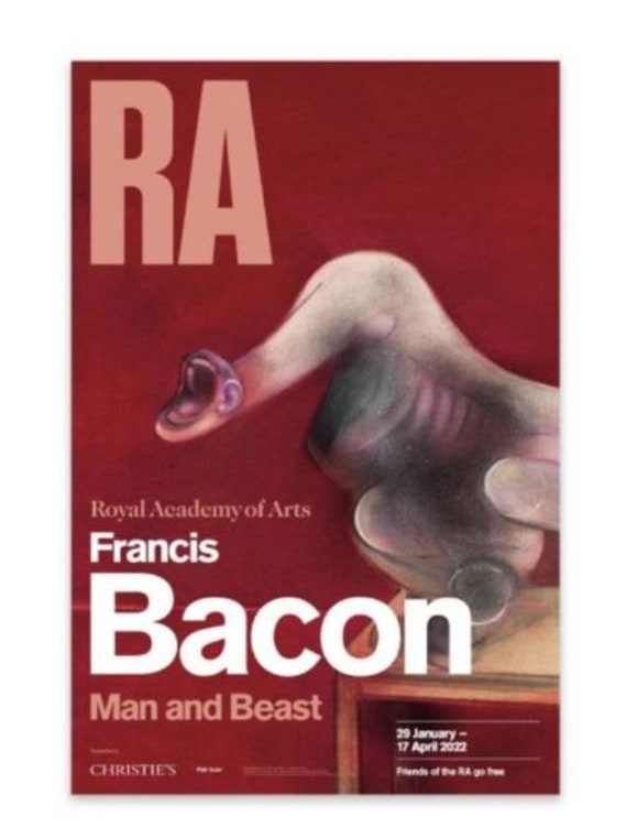 Francis Bacon Exhibition Poster Man and Beast | Etsy