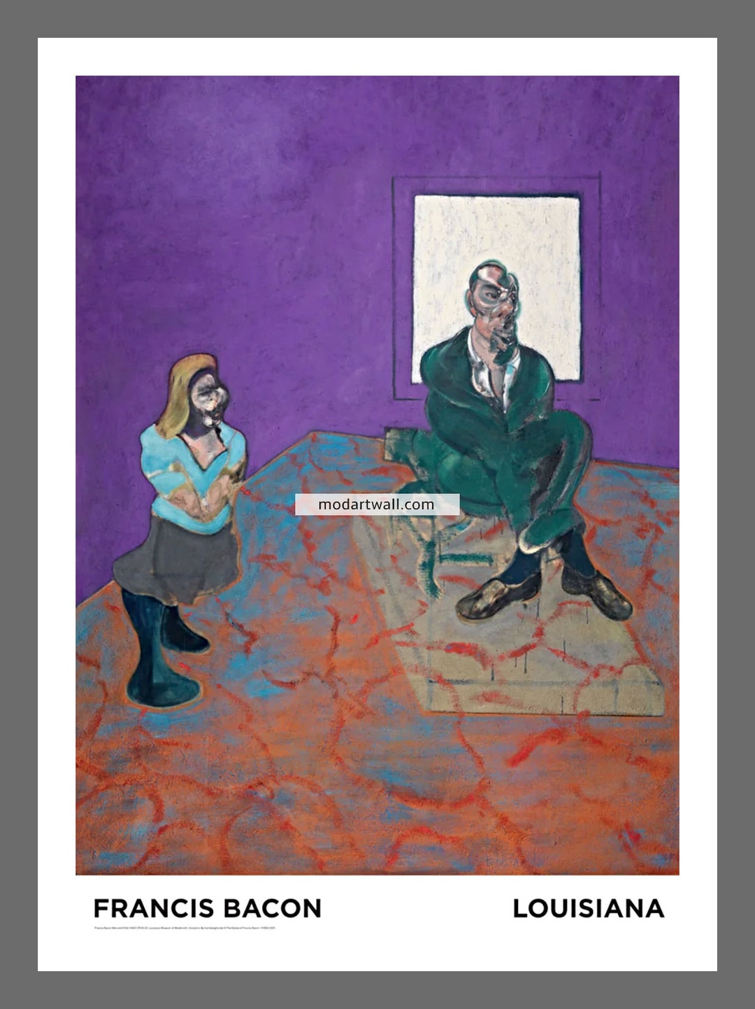 Francis Bacon Original Gallery Poster Fine Art Wall Print Wall Art ...