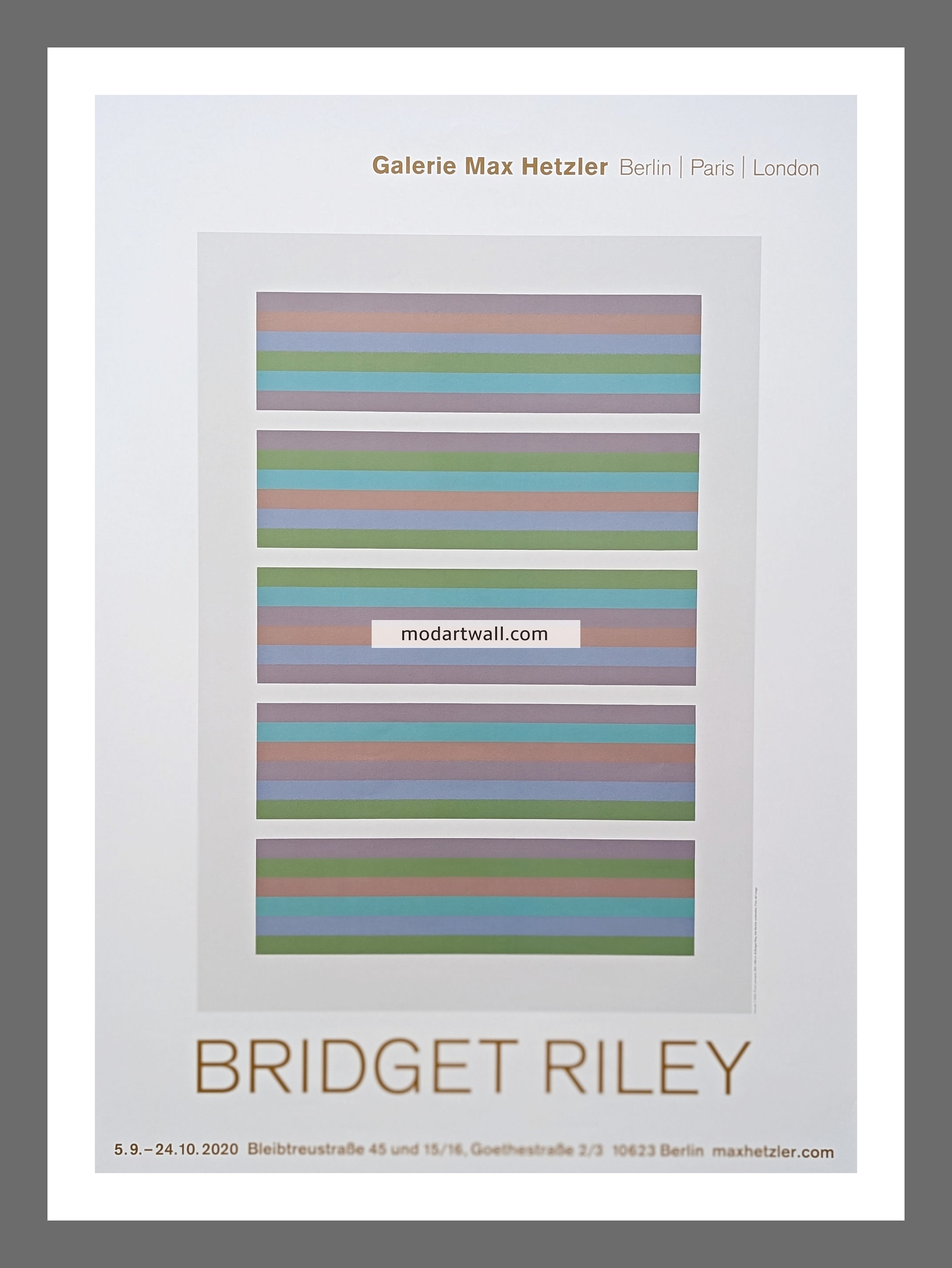 Bridget Riley Fall Poster