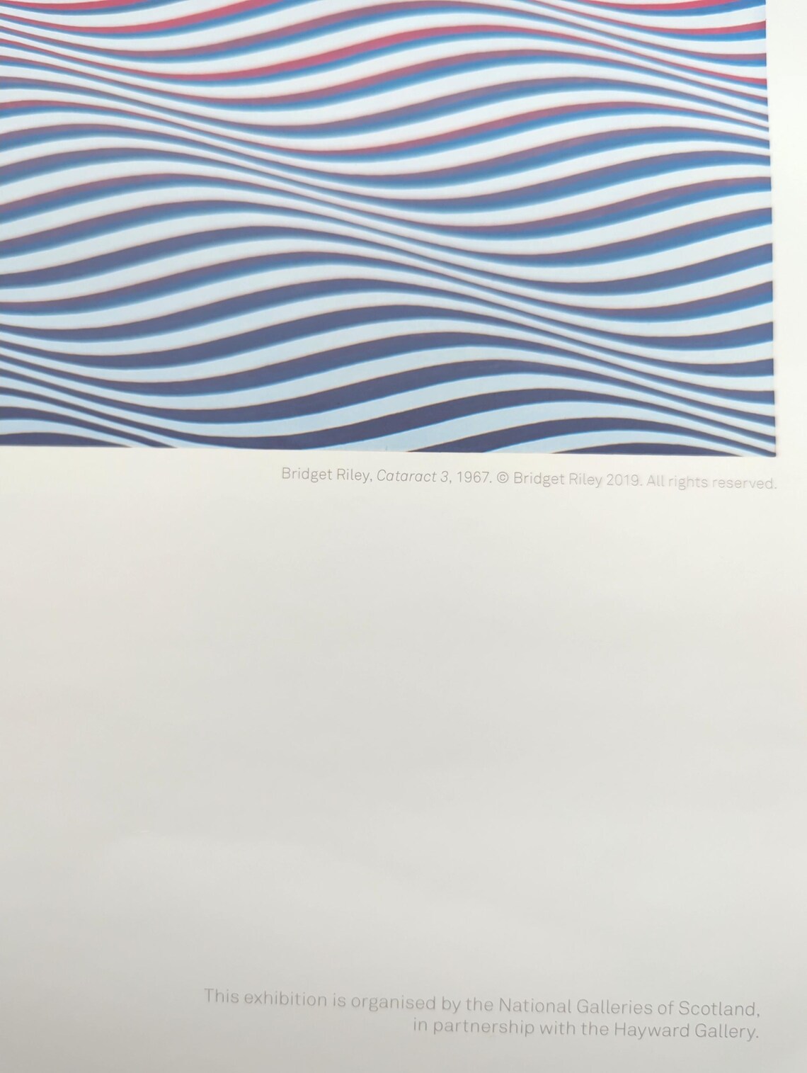 Bridget Riley Original Exhibition Poster Cataract 3 Fine Art Wall Print ...
