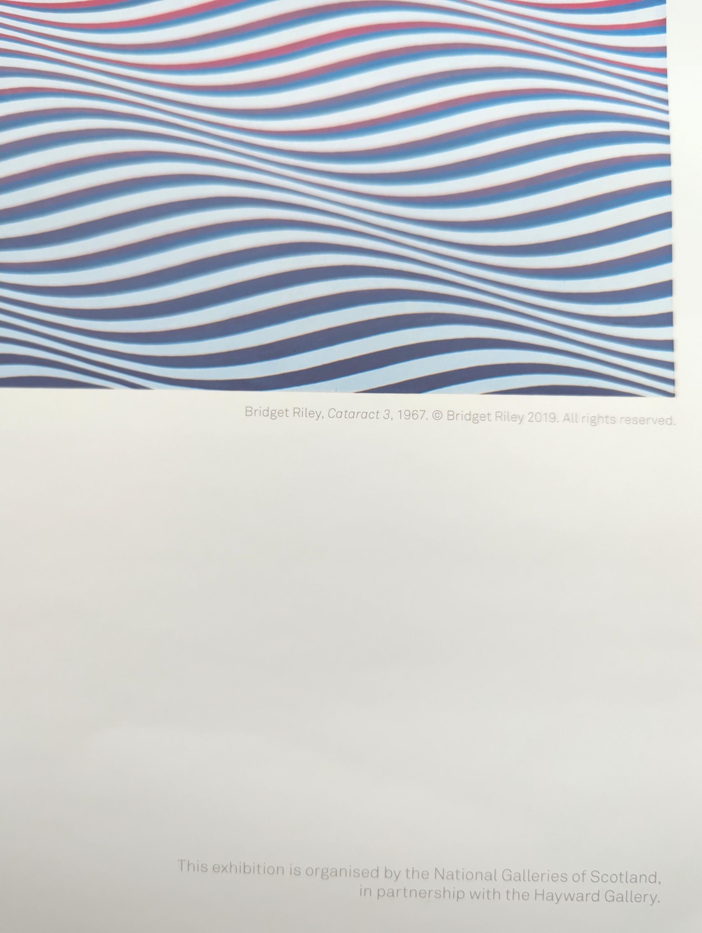 Bridget Riley Original Exhibition Poster Cataract 3 Fine Art Wall Print ...