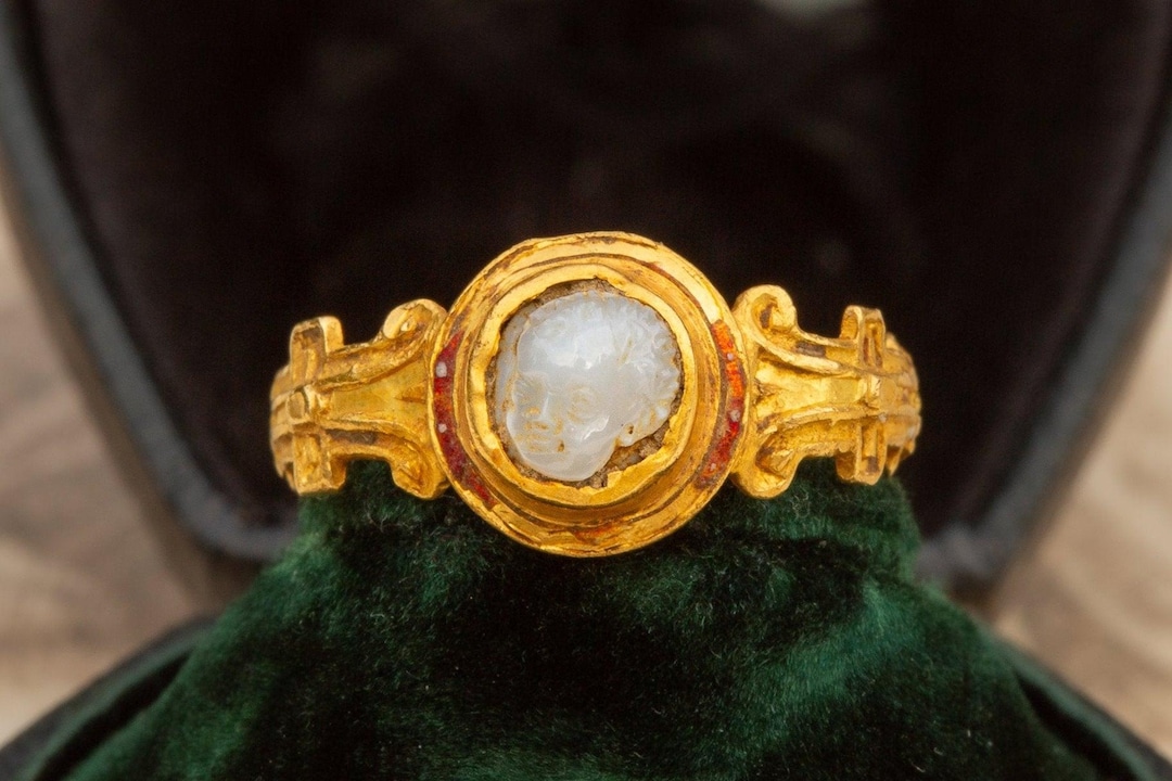 Rare Elizabethan 16th Century Gold Cupid Ring Renaissance Gold Ring ...