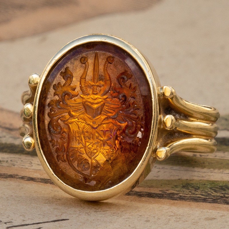 Antique Signet Ring - Etsy