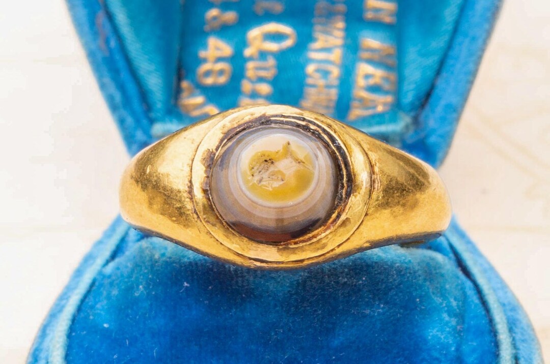 Ancient Roman Conical Intaglio Ring - Etsy