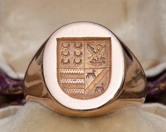 Coat of Arms Ring - Etsy