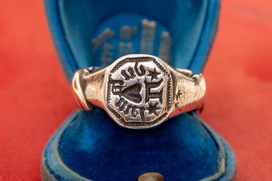 Late 15th-century Silver Signet Ring of the Noble Duhamel Family ...