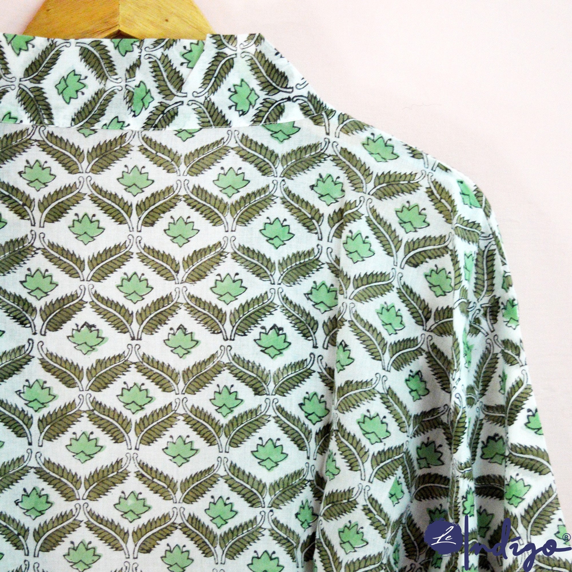 Floral Indian Hand Block Print Cotton Kimono, Bridesmaid Robe, Mommy ...