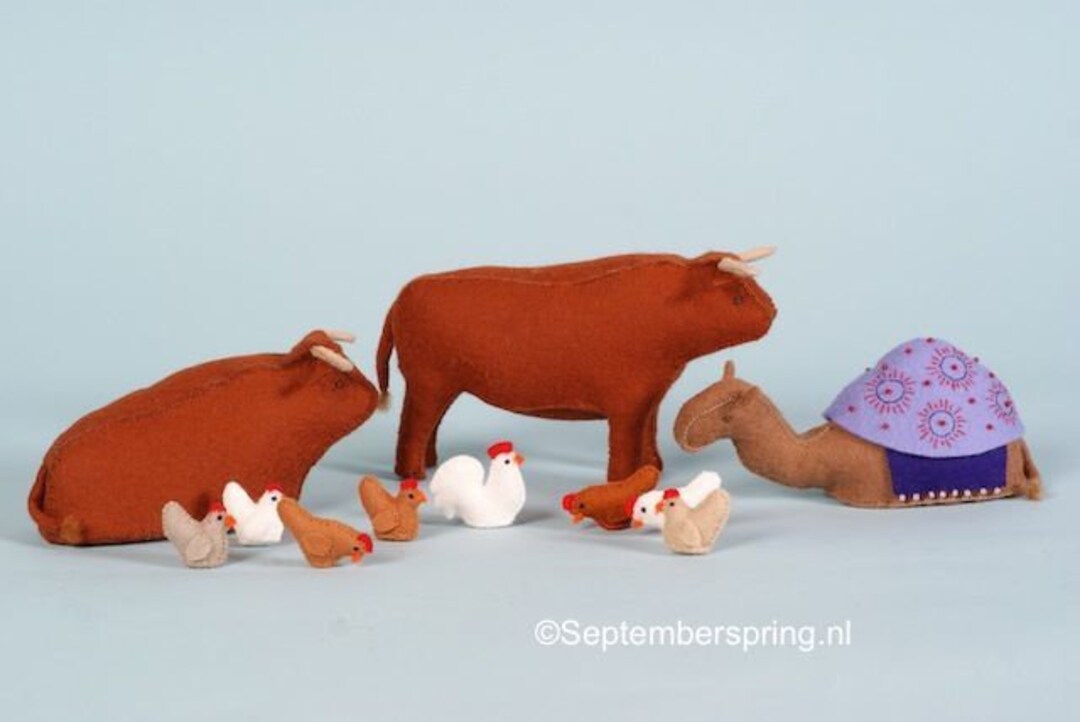 PDF Pattern Nativity Scene Animals - Etsy UK