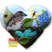 PDF Pattern Heart Birds in Spring - Etsy