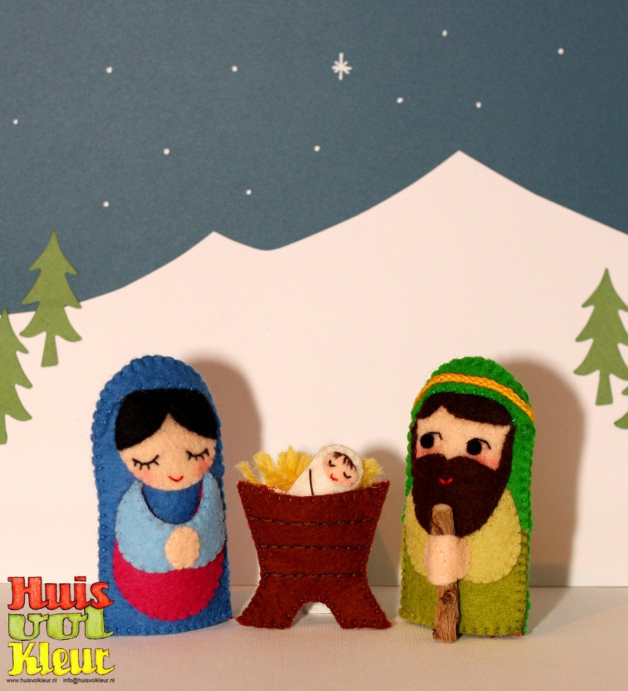 PDF Pattern Nativity Scene (dutch and English Download) - Etsy
