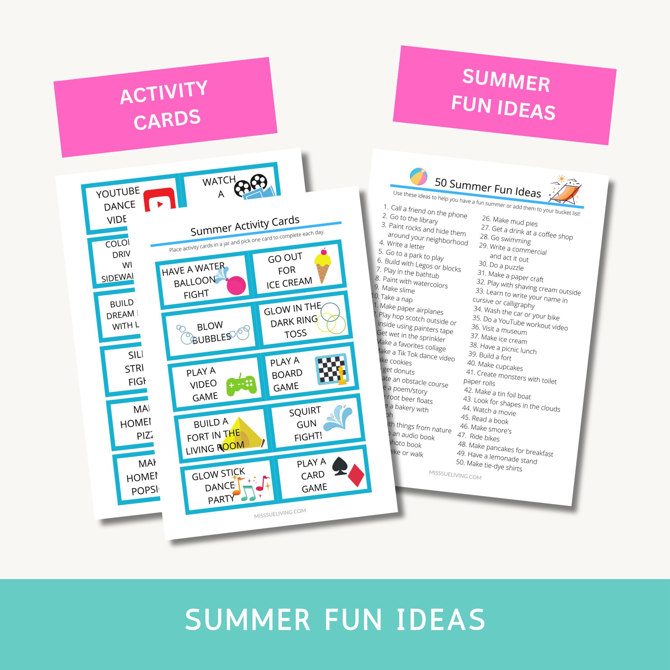 Summer Planner for Kids, Summer Planner Printable, Summer Schedule ...