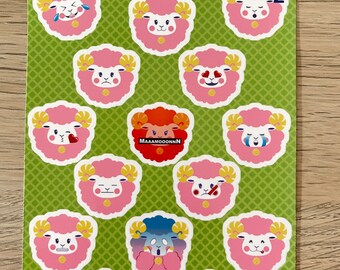 Obey Me Lucifer and Diablo Chat Stickers - Etsy