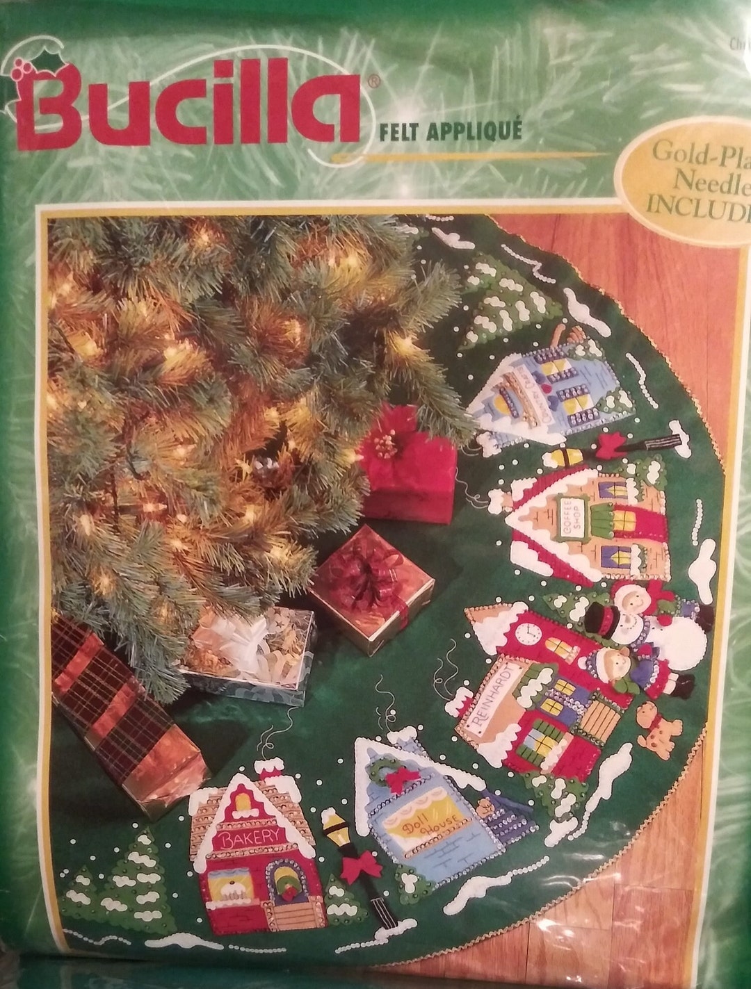 Bucilla Christmas Tree Skirt christmas Village Made to Order - Etsy