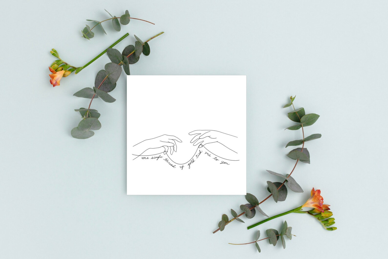 Invisible String Art Print Wall Art Digital Illustration - Etsy