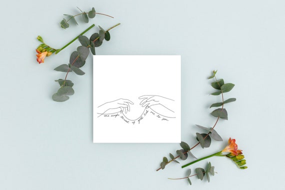 Invisible String Art Print Wall Art Digital Illustration - Etsy