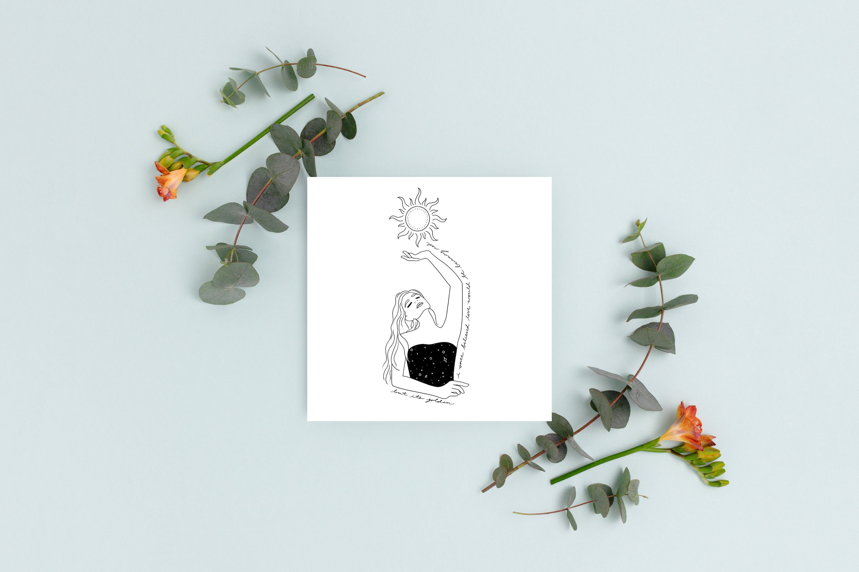 Daylight Art Digital Download Printable Digital Illustration | Etsy