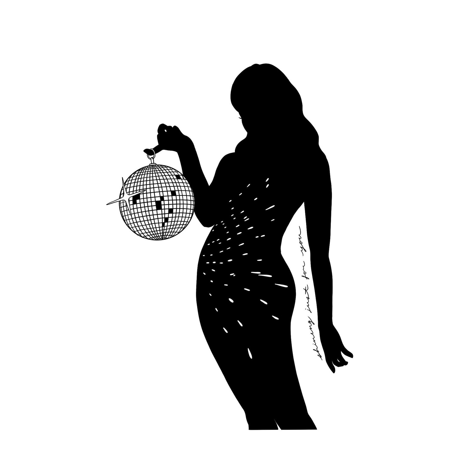 Mirrorball Art Print Wall Art Digital Illustration Wall - Etsy